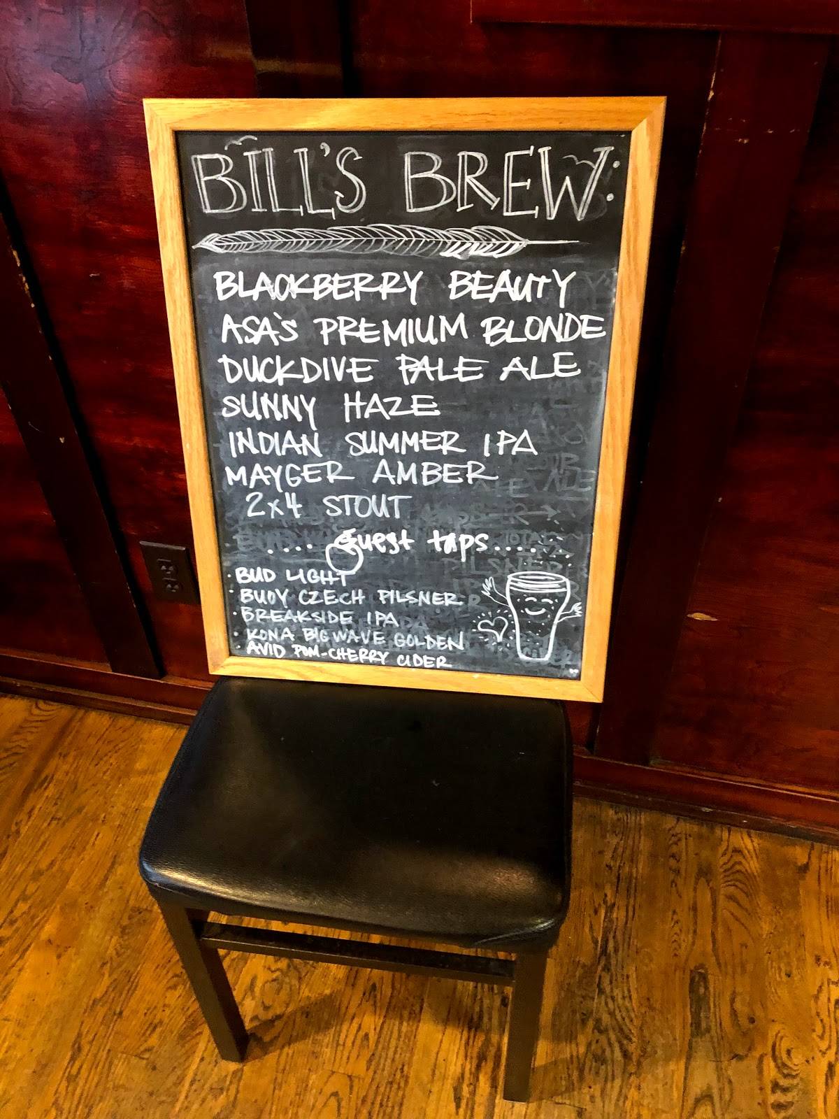 Menu at Warren House Pub, Cannon Beach