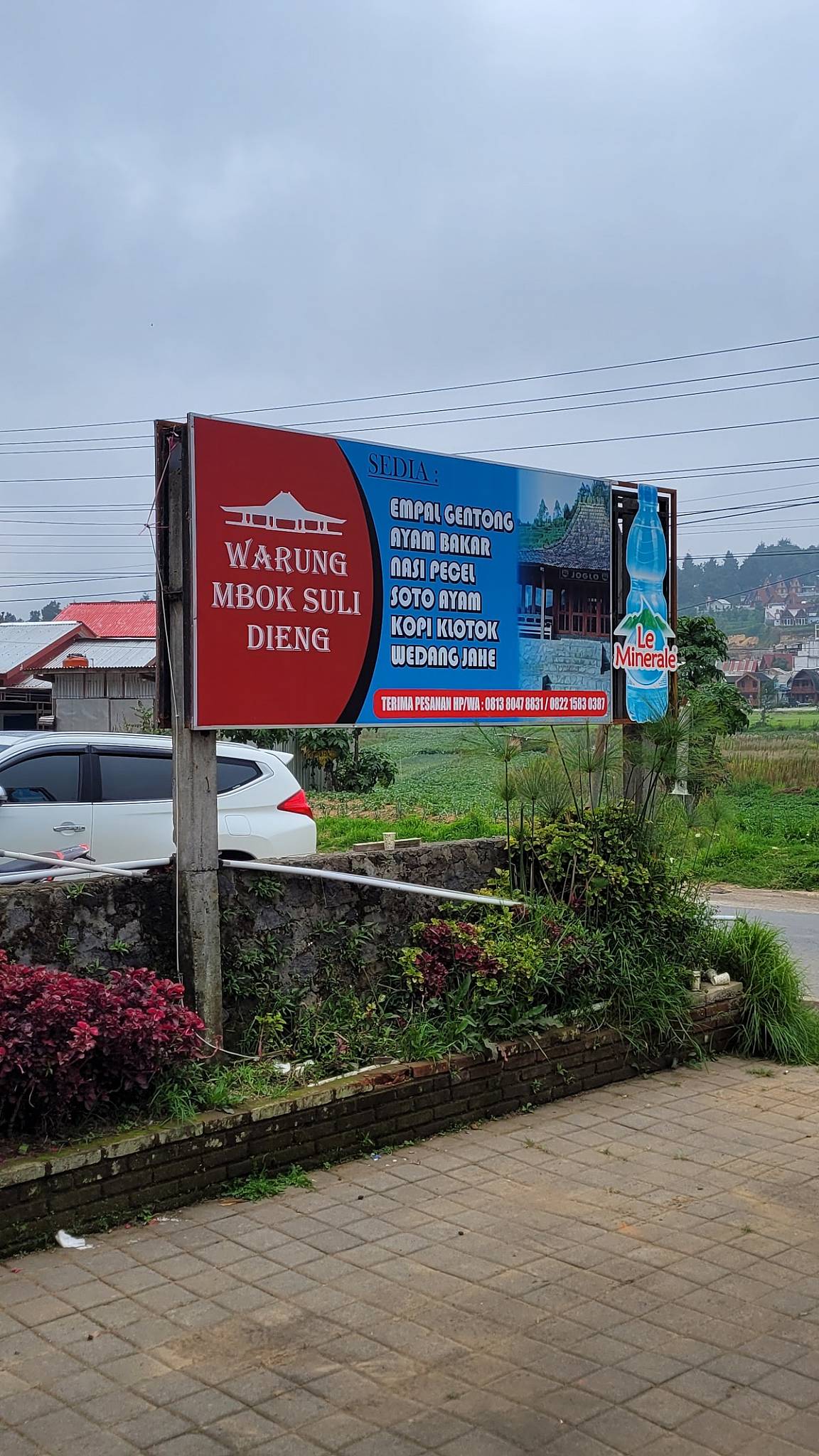 Menu at Warung Mbok Suli Dieng restaurant, Dieng