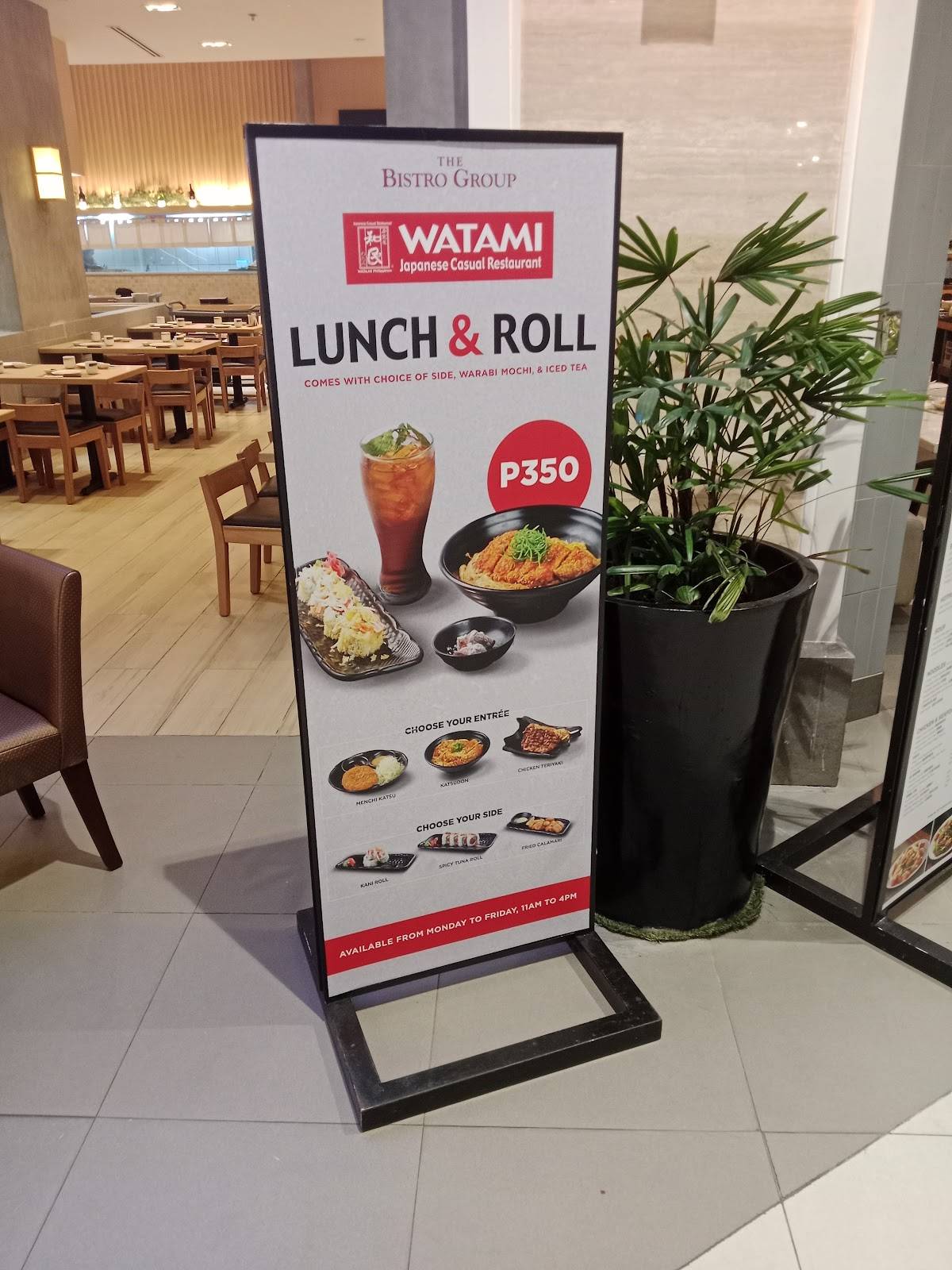 Menu at Watami Grill & Sushi Bar, Bacoor
