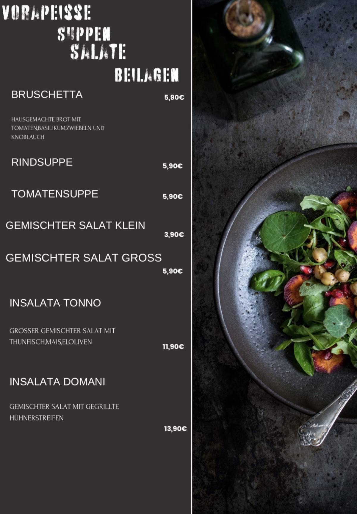 Speisekarte von Who Said Pizza?, Kirchweidach