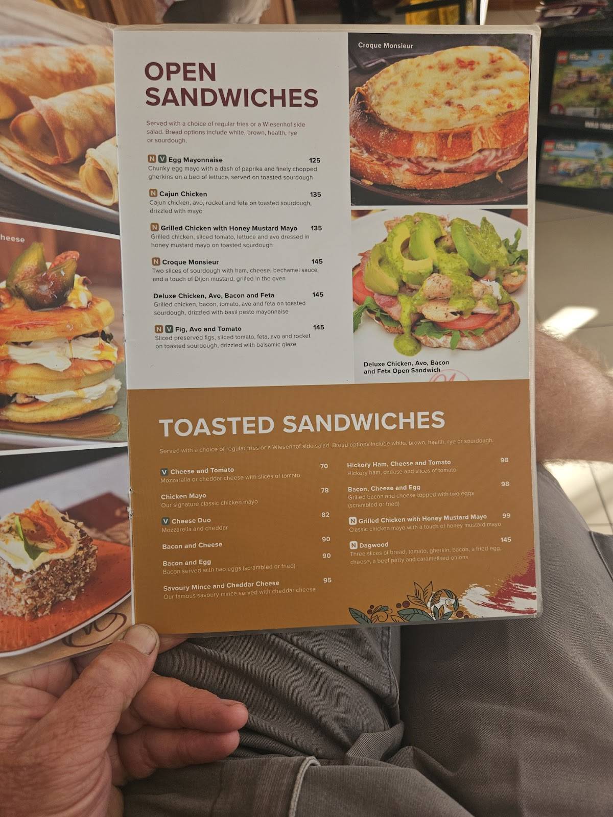Menu at Wiesenhof Restaurant and Coffee Shop, Pretoria, 696 5th Ave