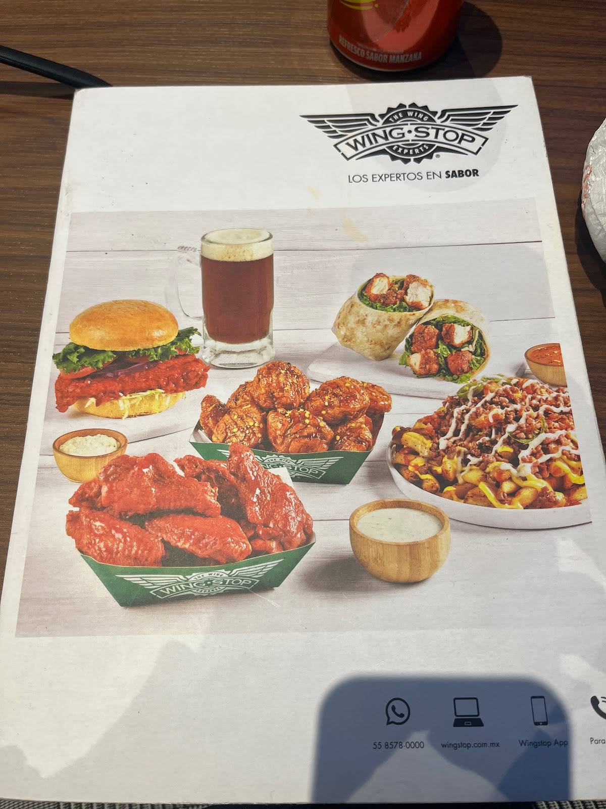 Carta del restaurante Wingstop Sikara Cumbres, Monterrey