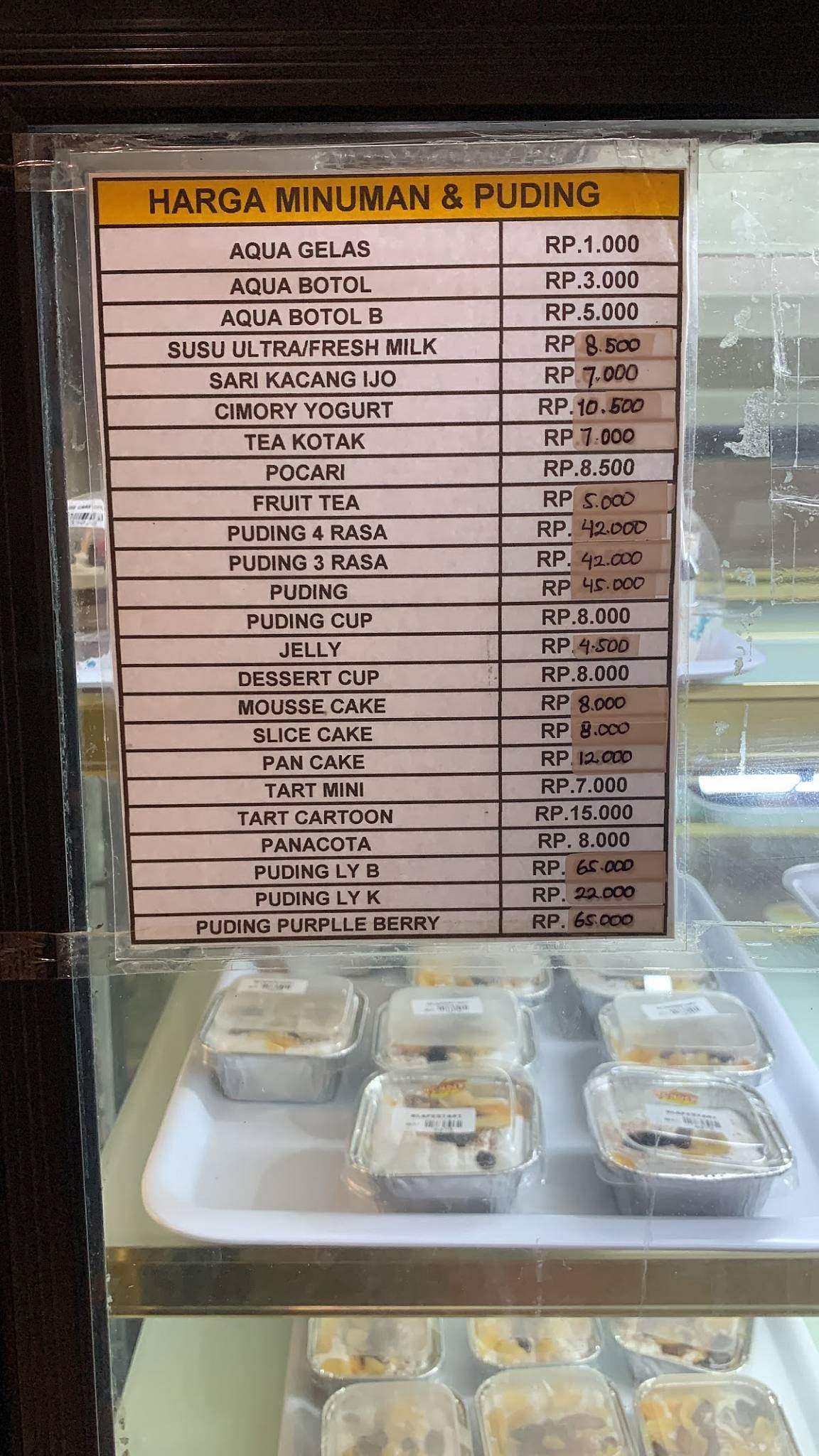 Menu at Wonder Bakery Solo, Surakarta, Jl. Gajahmada No.132 A