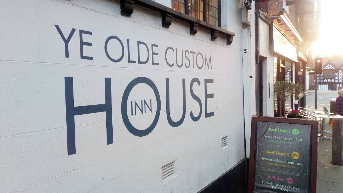 Menu at Ye Old Custom House pub & bar, Chester