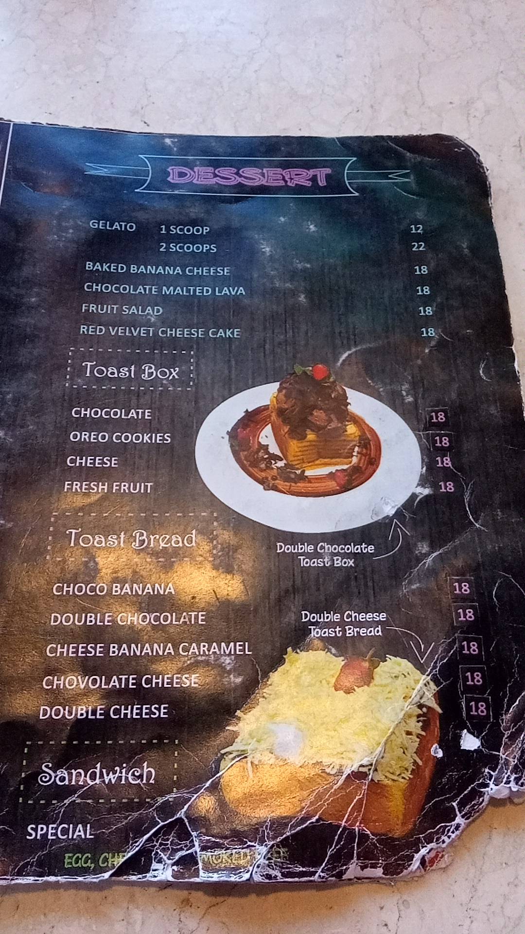 Menu at Almond Bakery Resto And Gelato, Sariharjo
