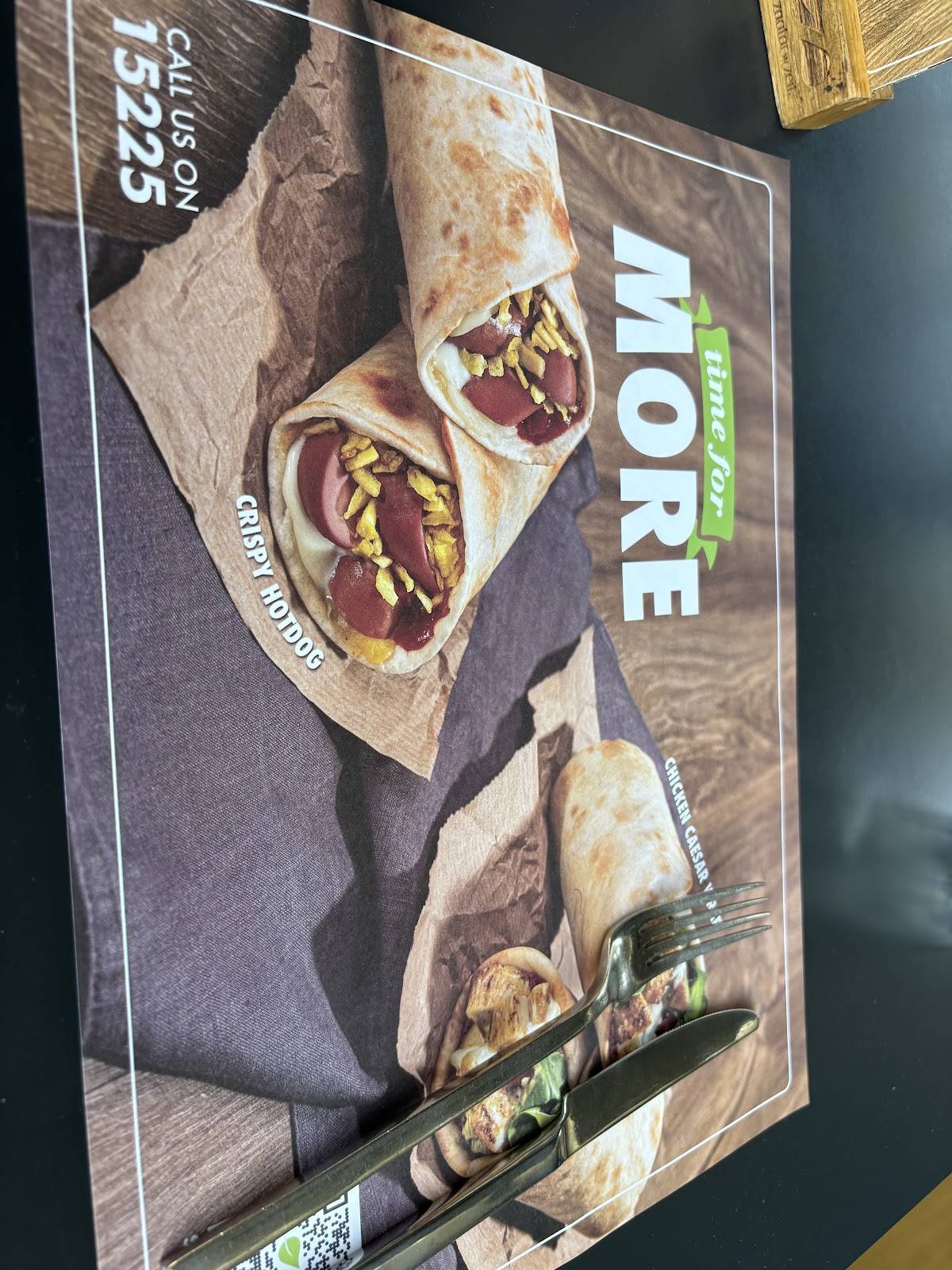 Menu at Zaatar W Zeit restaurant, New Cairo City