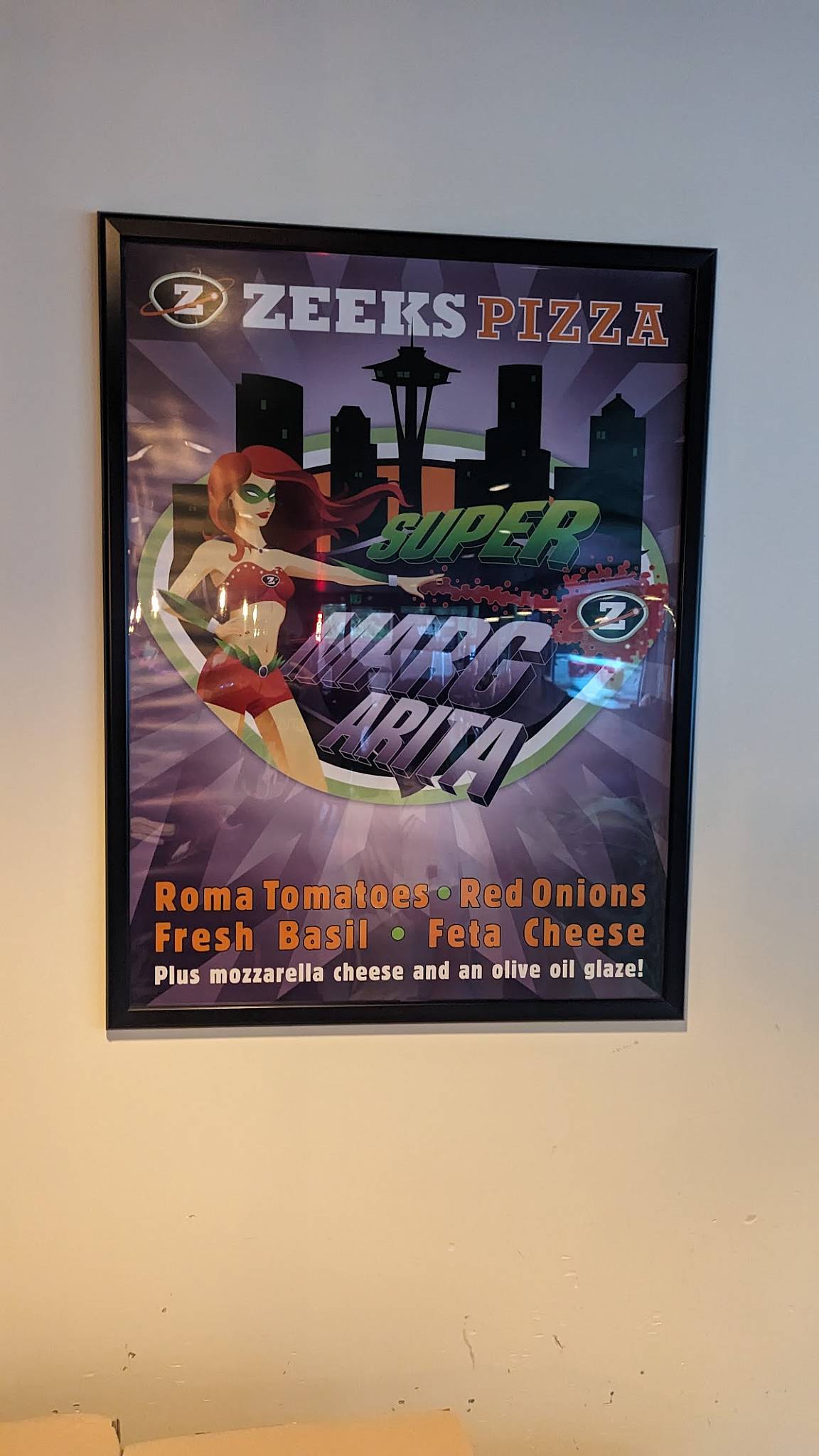 Menu at Zeeks Pizza pub & bar, Bothell