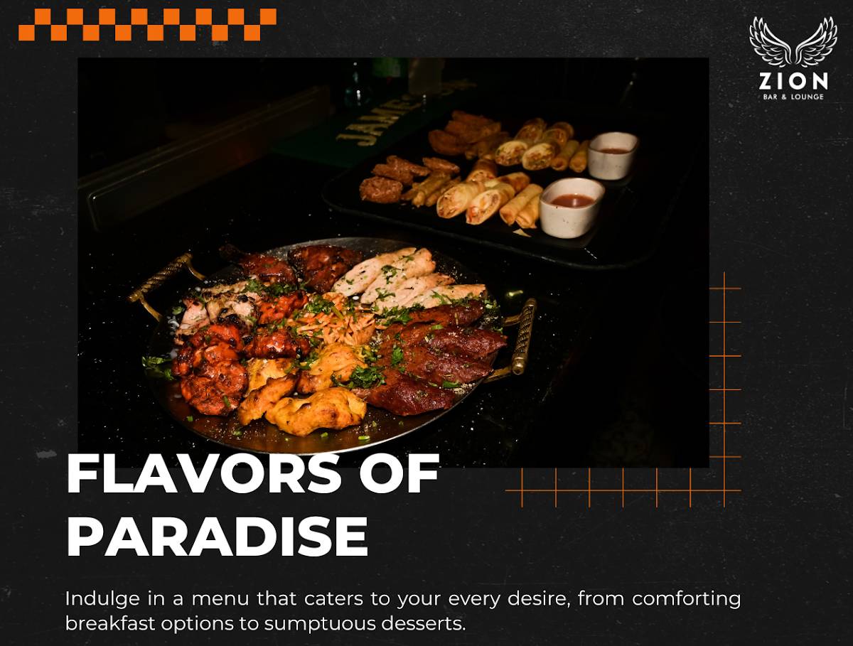 Menu at Zion Bar And Lounge, Dehradun