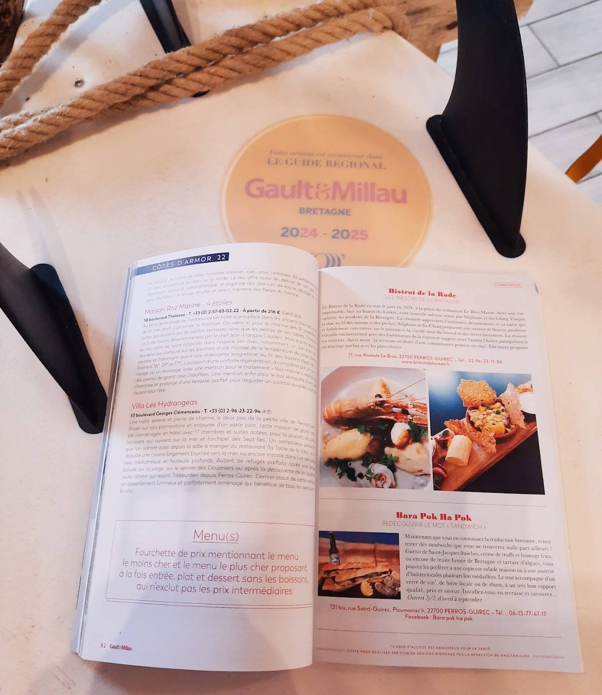 Menu au bara pok ha pok, Perros-Guirec