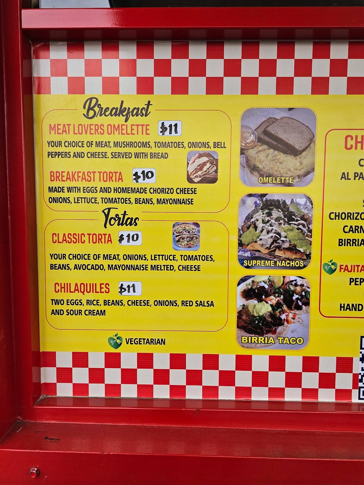 Menu at el perejil mexican grill restaurant, Merced