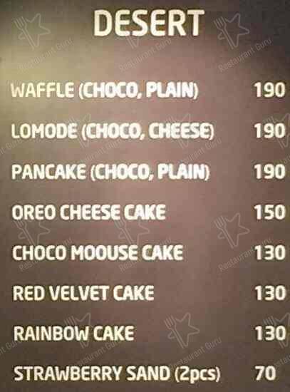Menu at Cafe Berry, Mandaue City, 8WGM+H6R