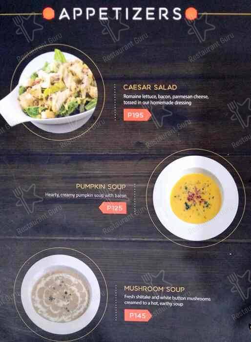 Carta del restaurante Giulia by Casa Italia, Ciudad Quezon, M24J+CW9
