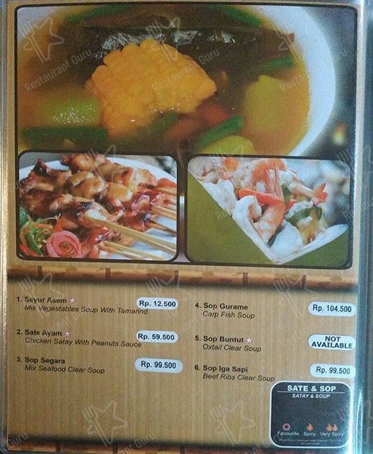 Menu at Gubug Makan Mang Engking The Breeze BSD City restaurant ...