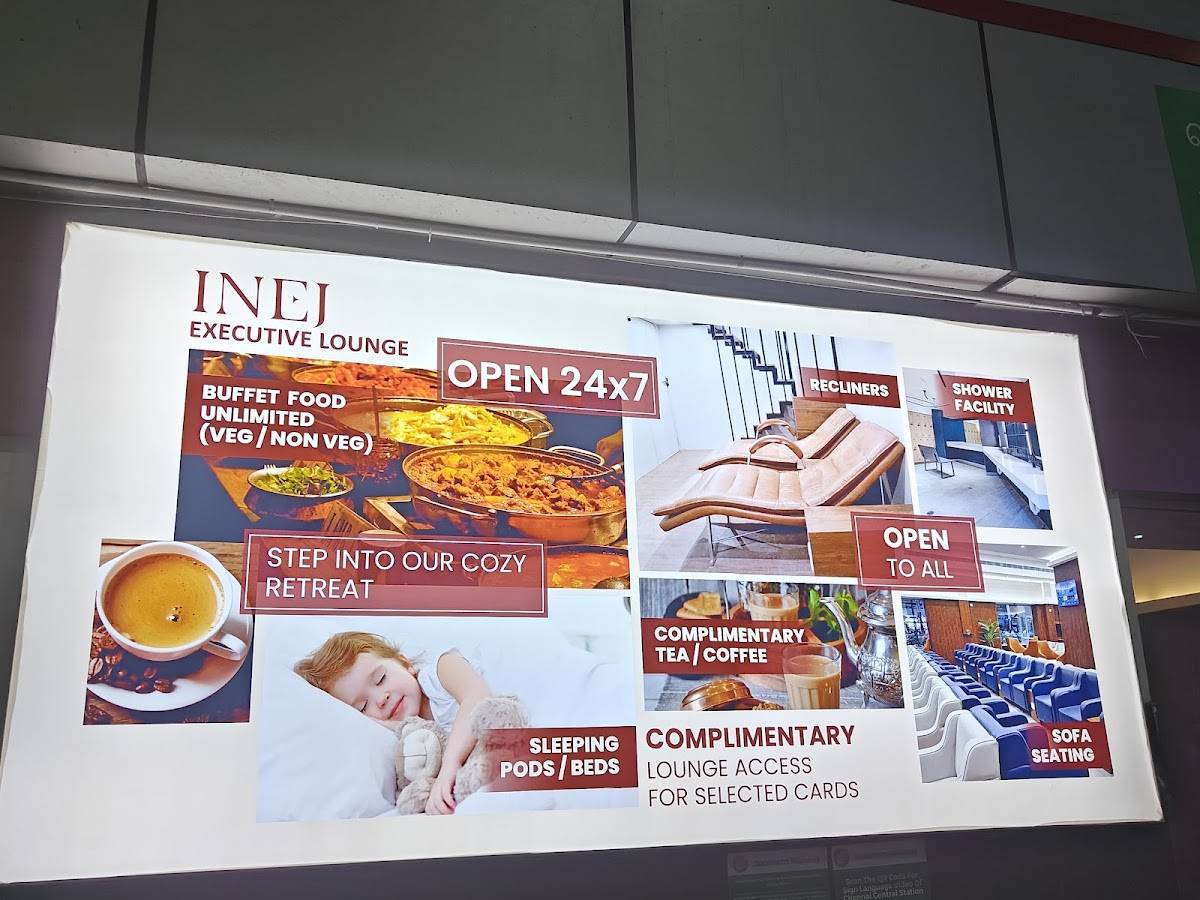 Menu at MGR RAILWAY STATION, Chennai