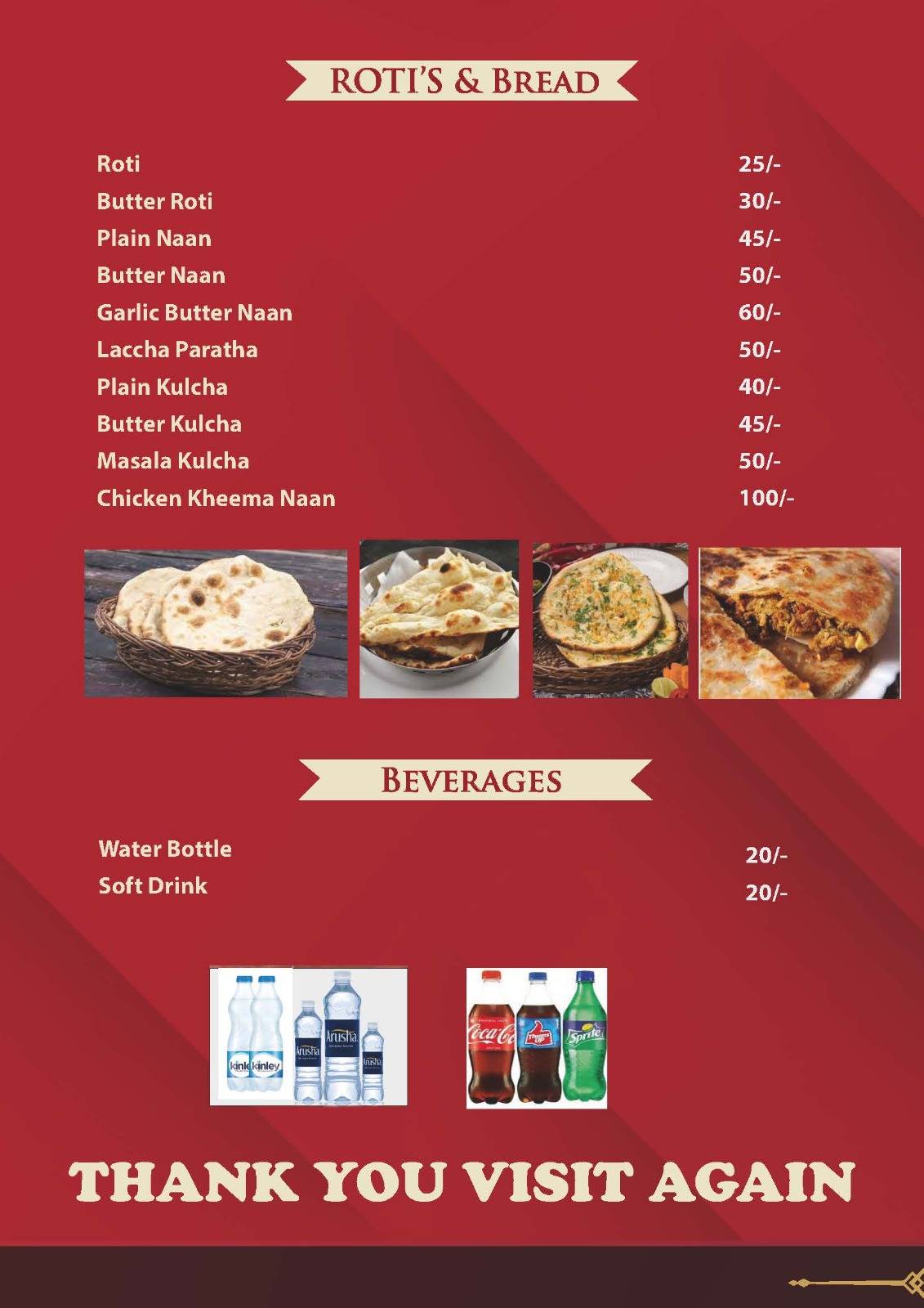 Menu at Moon Light Family Restaurant.(Veg&Non-Veg), India