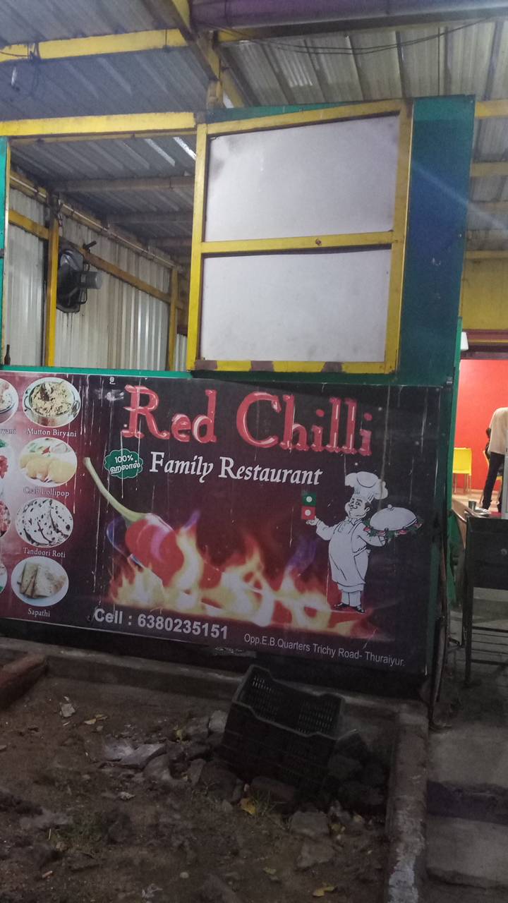 Menu at Red Chilli, India, 1