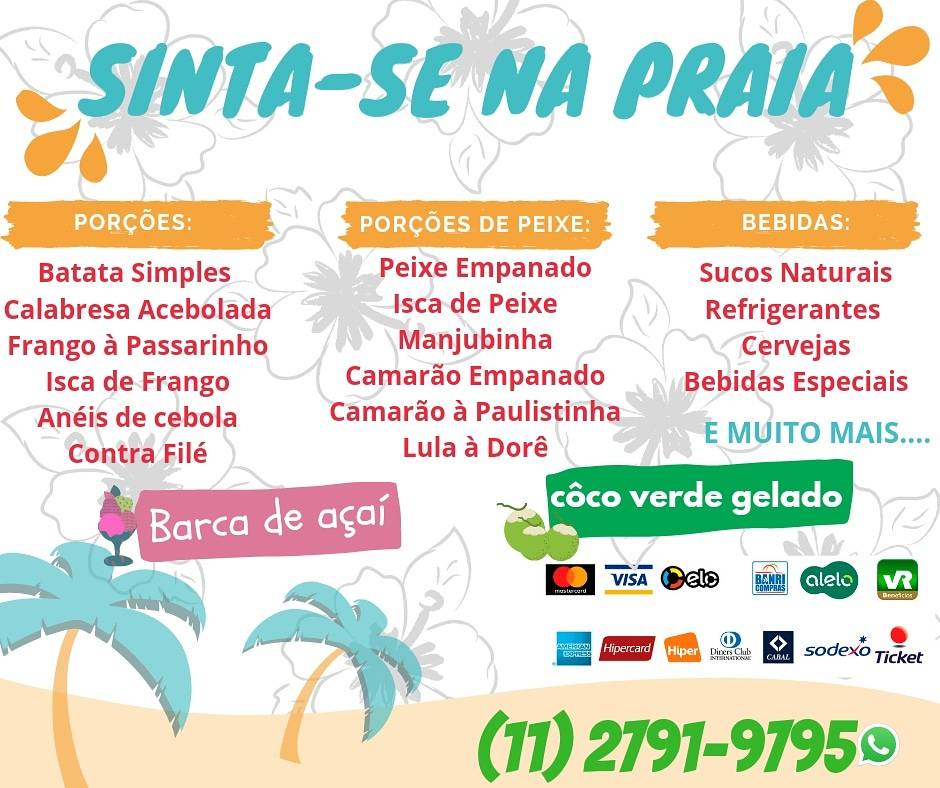 Menu em A Praia Bar e Petiscaria!, Mairiporã