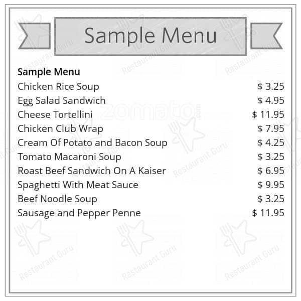 Menu at A Touch Of Home desserts, Blind River