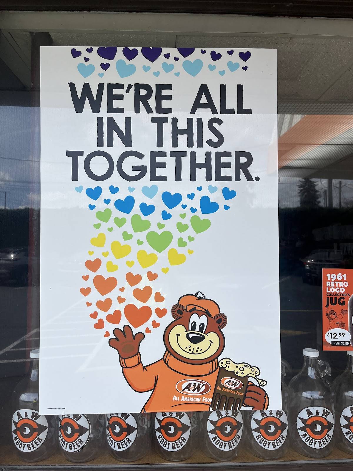 Menu at A&W Restaurant, Stayton