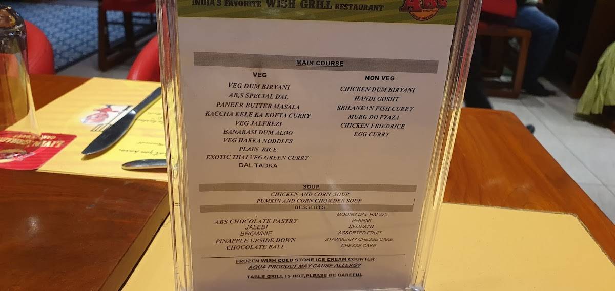Menu at AB's - Absolute Barbecues Chinchwad, Pune, Pune