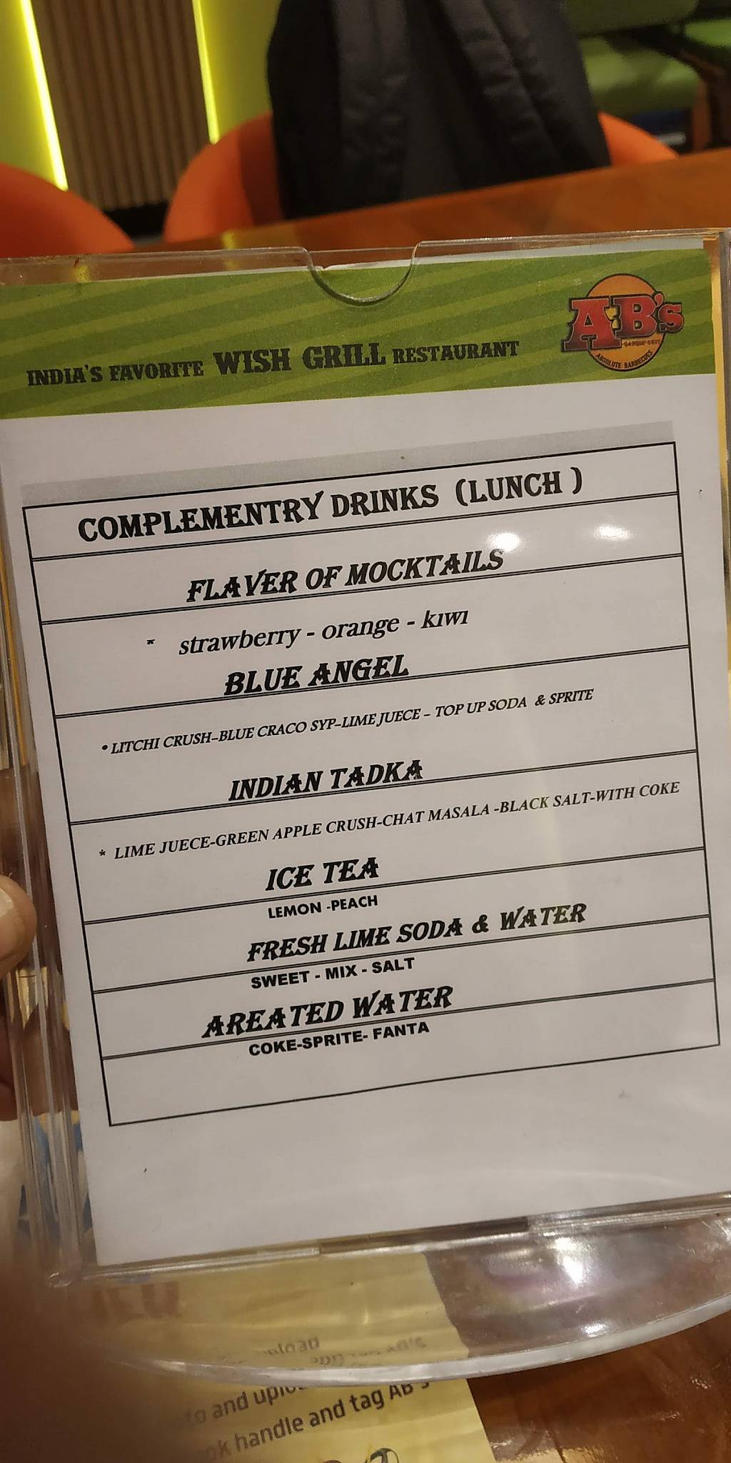 Menu at AB's - Absolute Barbecues Chinchwad, Pune, Pune