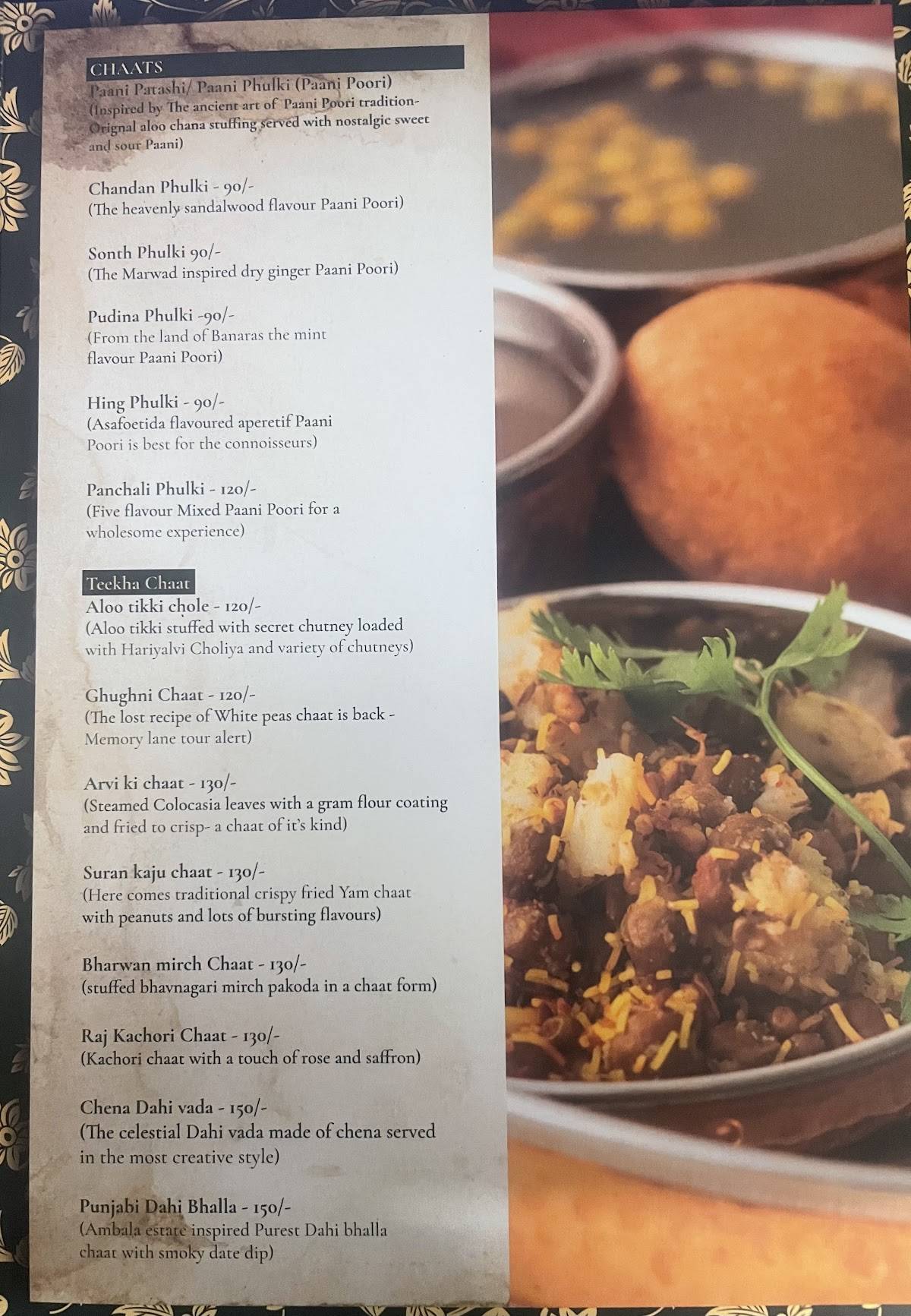 Menu at Aarvi's Pure Veg The Cuisine of Hastinapur, Pune