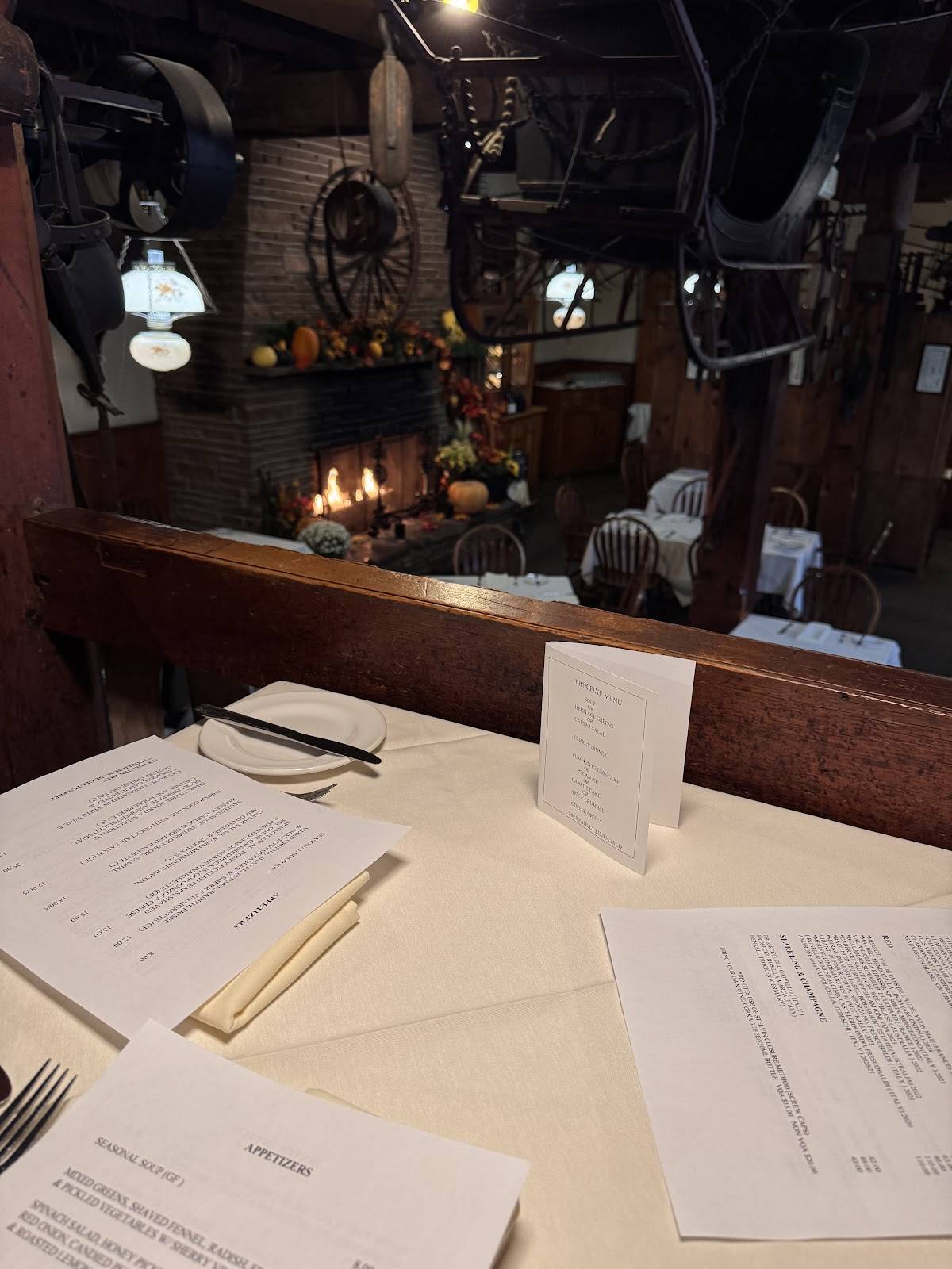 Menu at Aberfoyle Mill Restaurant, Guelph, 80 Brock Rd S