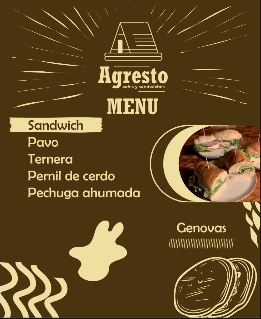 Menu at Agresto, Tausa