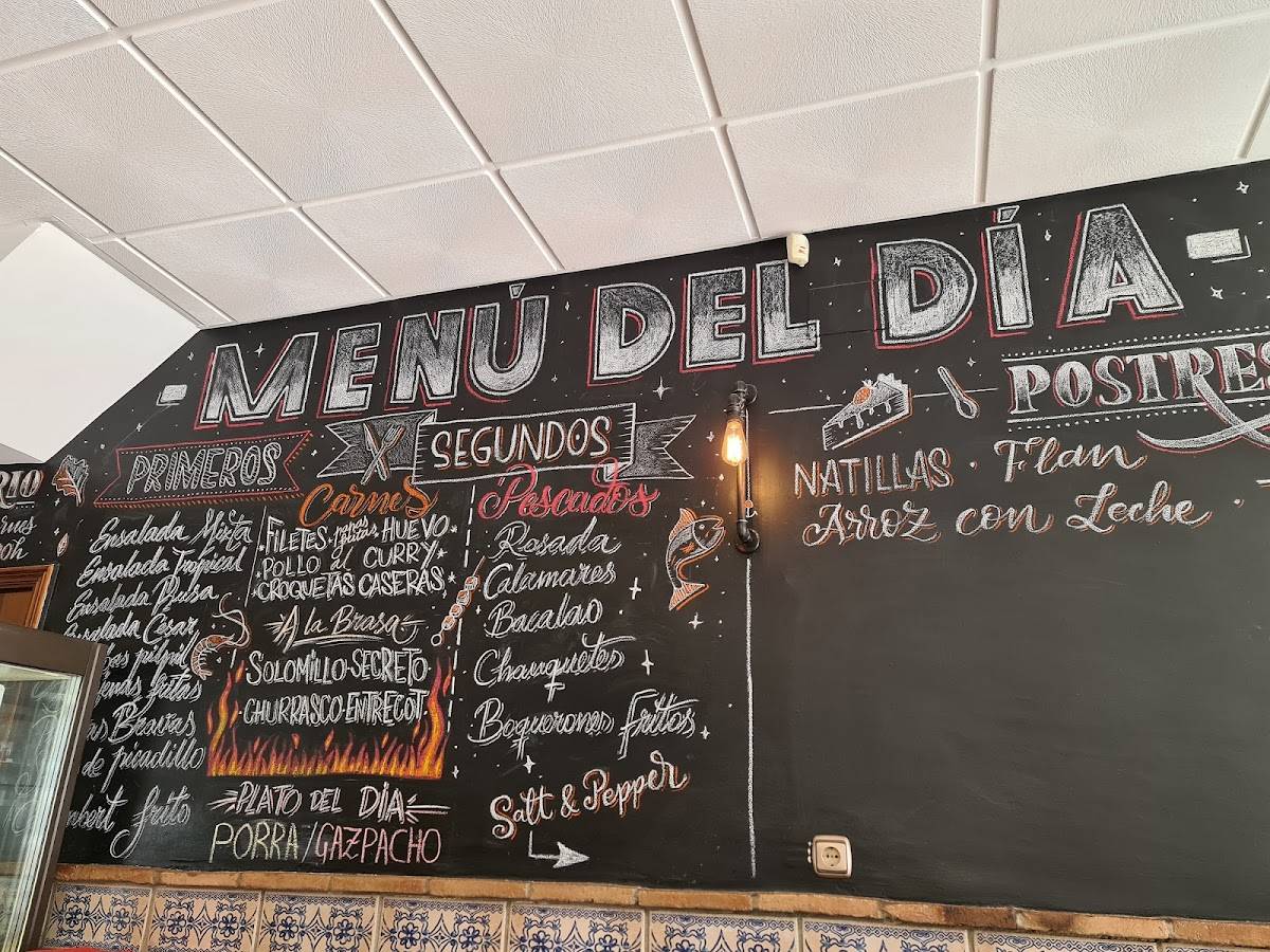 Menu at Restaurante El Castillo, Alhaurín el Grande