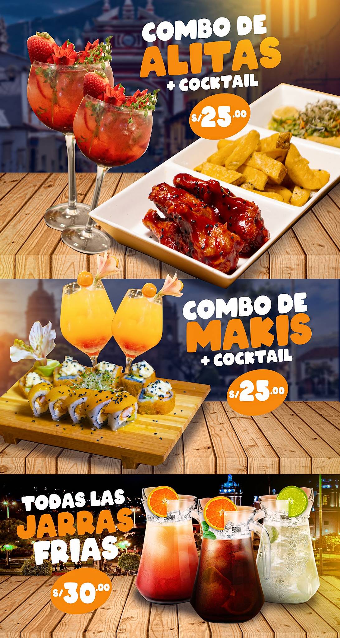 Carta del restaurante Alitas y Makis / Litos fusion, Ayacucho