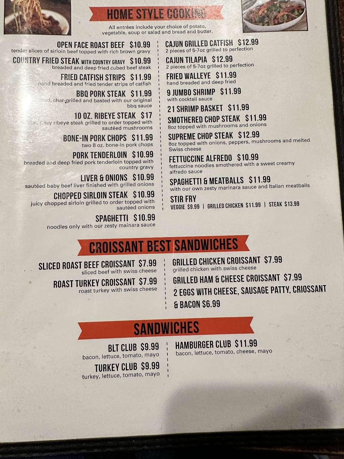 Menu at Alton Village Inn Pancake House restaurant, Alton