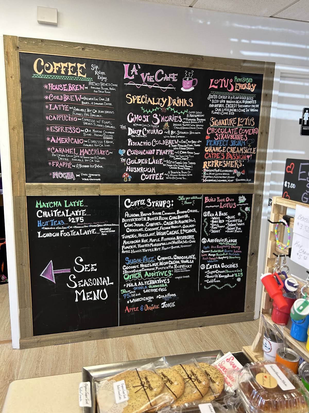 Menu at Always Latte Cafe, Norfolk