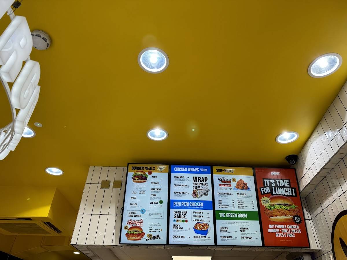 Menu at Amigos Burgers & Shakes-Tooting restaurant, London