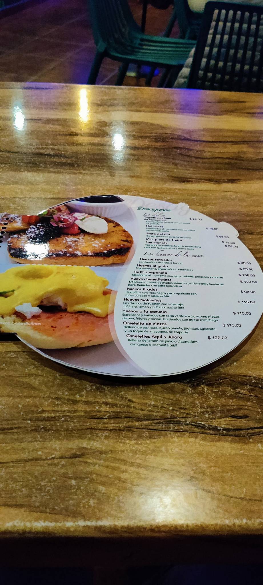 Carta de Aqui y Ahora Restaurante Café Bar, Texcoco de Mora, Carretera ...