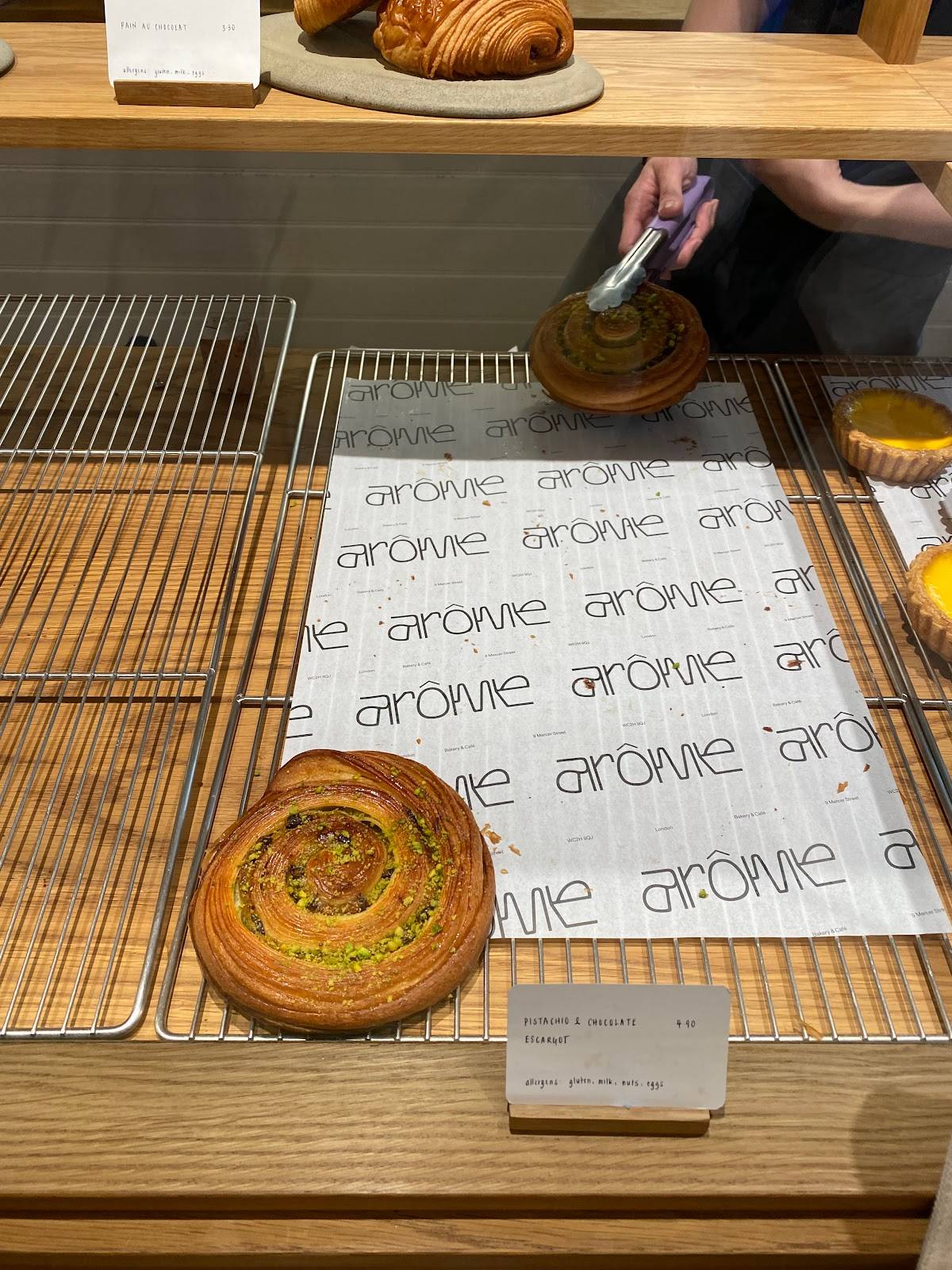 Menu at Arôme Bakery - Mercer Street, London