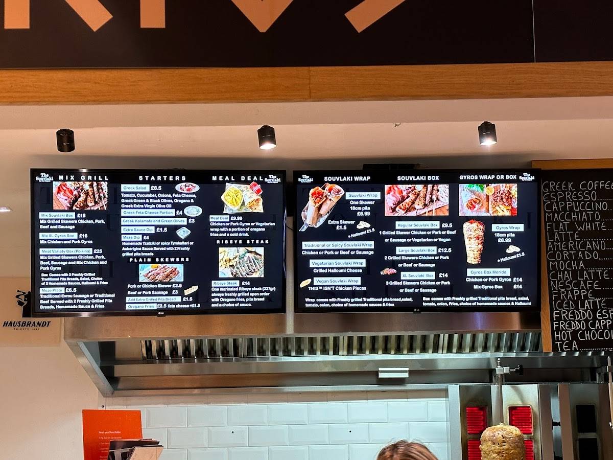 Menu at The Souvlaki & Pizzela Pizza Handforth restaurant, Handforth