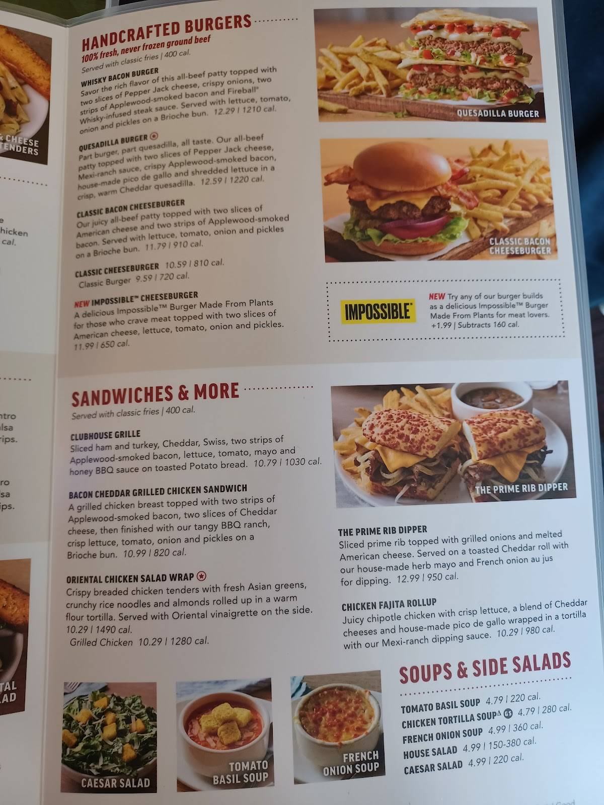 Menu at Applebee's Grill + Bar, Ashtabula, N Ridge Rd E