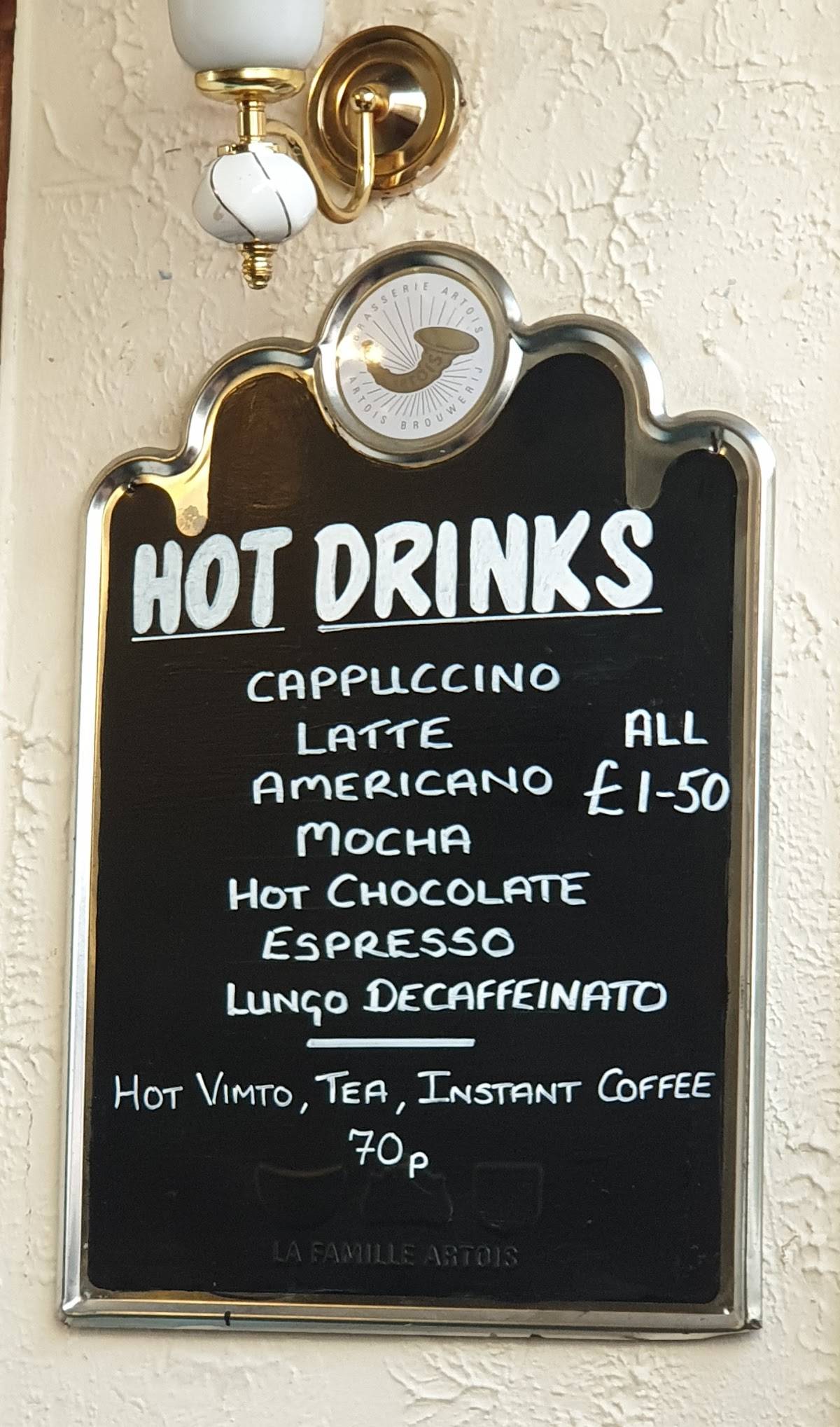 Menu at Ashton Arms pub & bar, Oldham