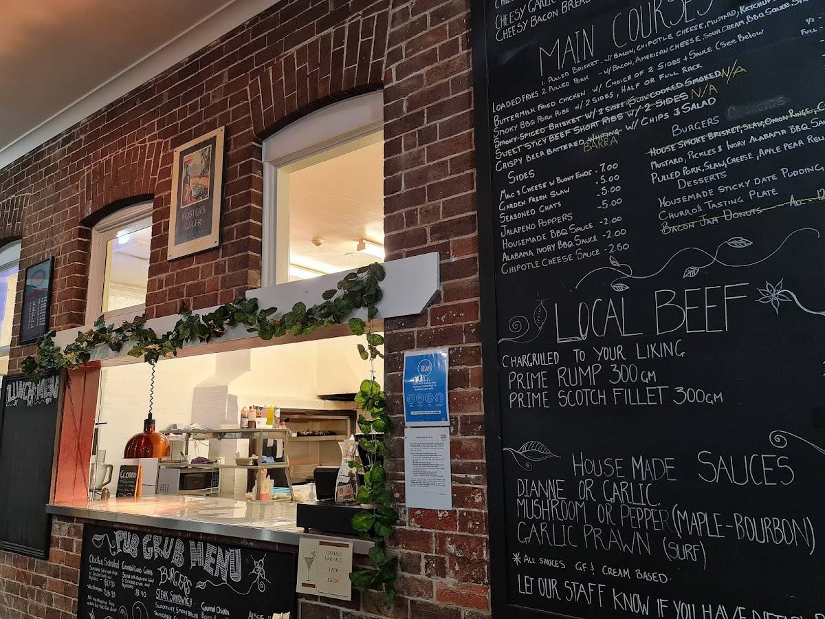 Menu at Australian Hotel Wingham pub & bar, Wingham
