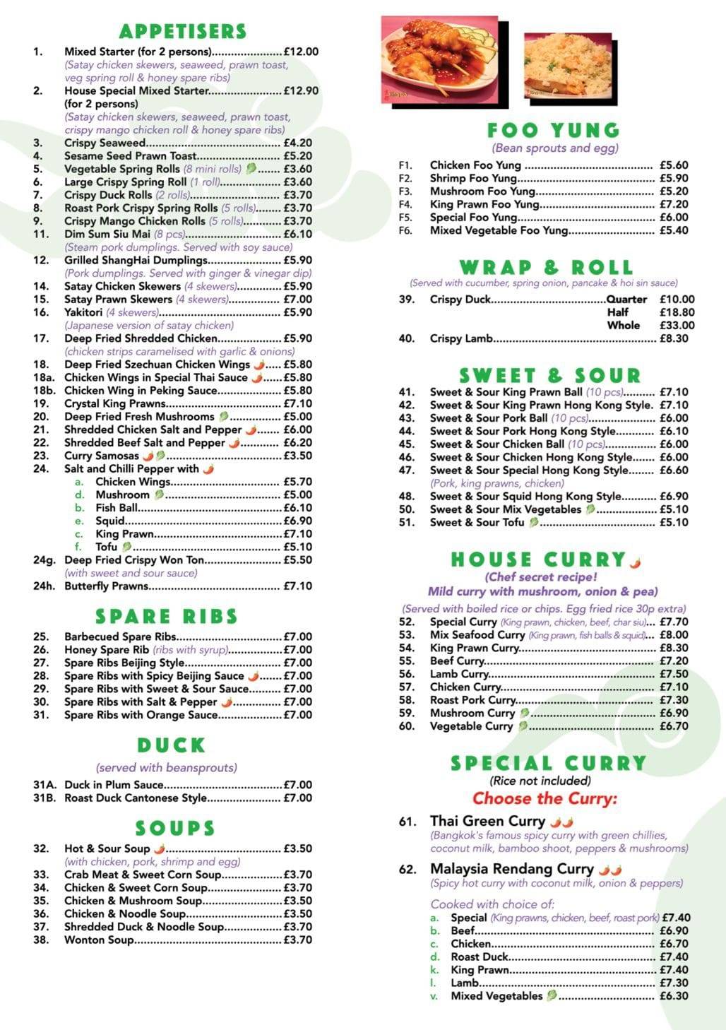 Menu at King Do Aylesbury fast food, Aylesbury