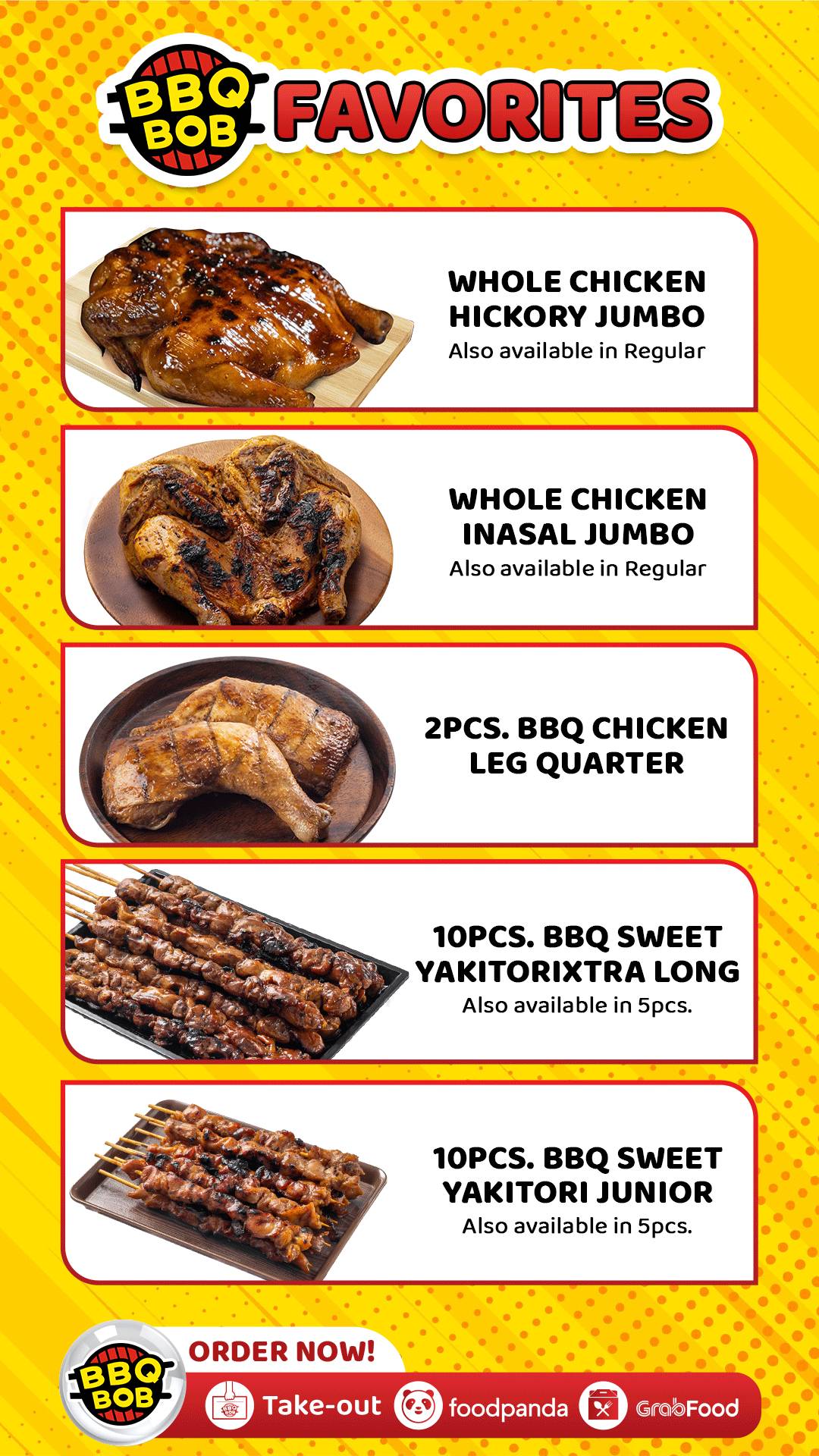 Menu at BBQ BOB - SILANG, Silang
