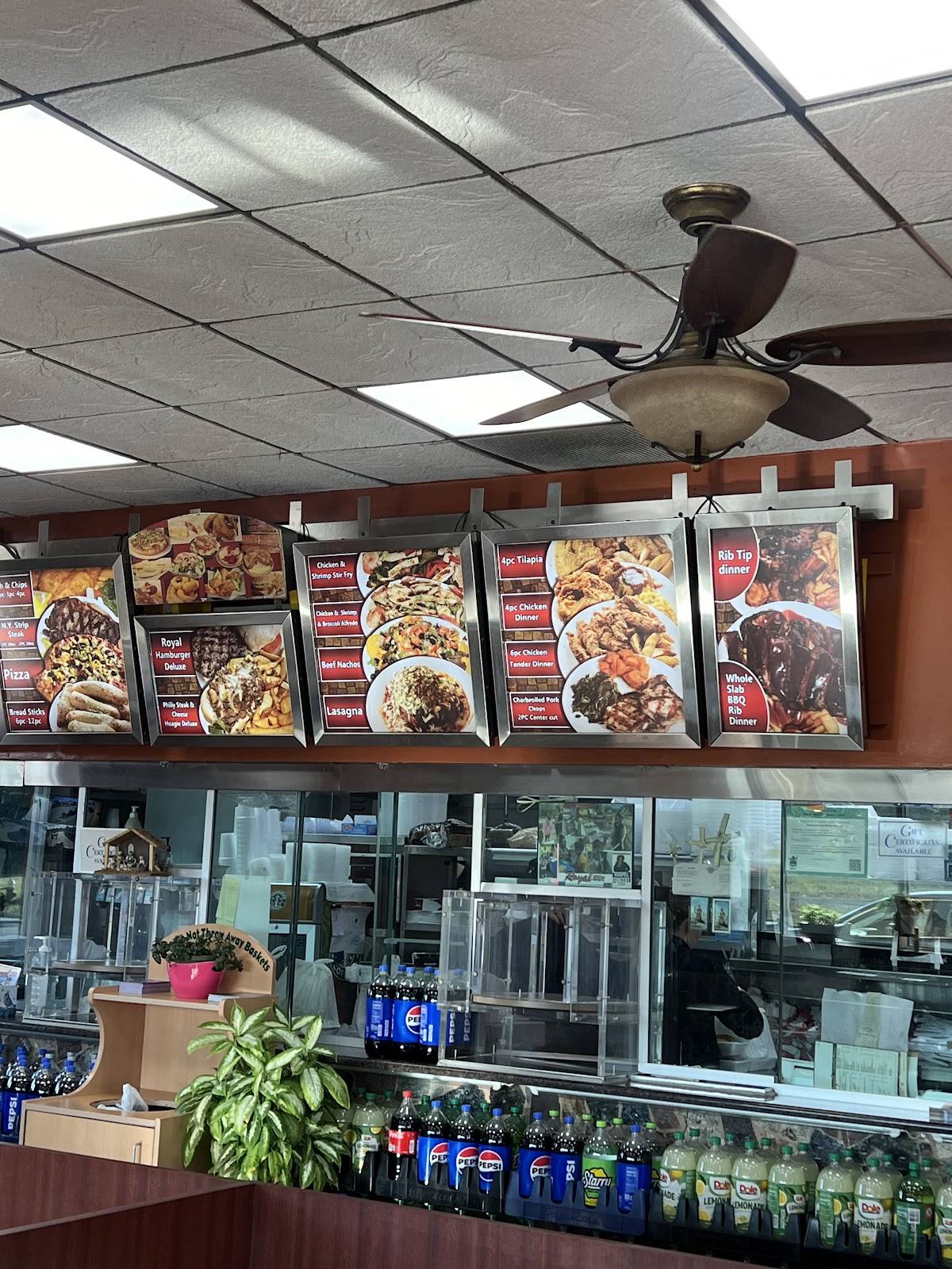 Menu at Royal Barbecue Pizza, Detroit