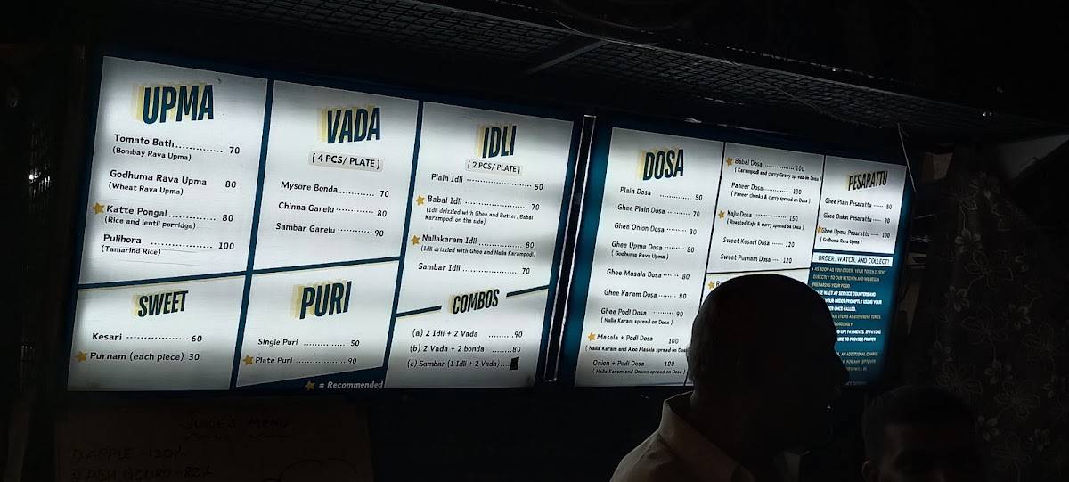 Menu at Babai Hotel, Hyderabad, Rd Number 1