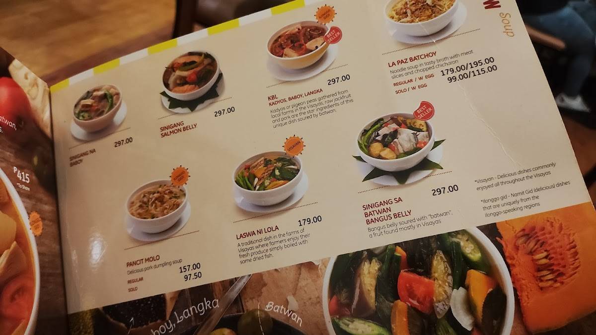 Menu at Bacolod Chicken Inasal BBQ, Makati, 140 Jupiter