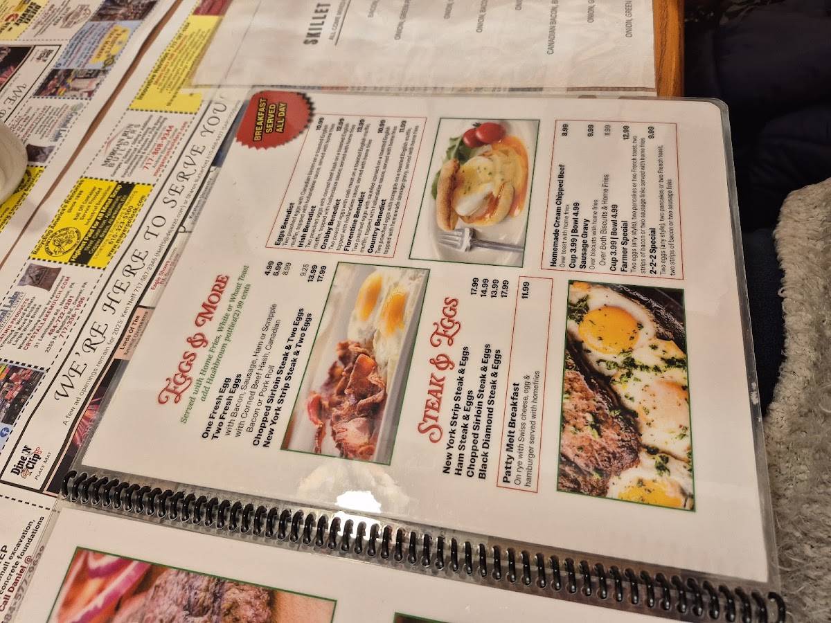 Carta del restaurante Bally Family Diner, Barto