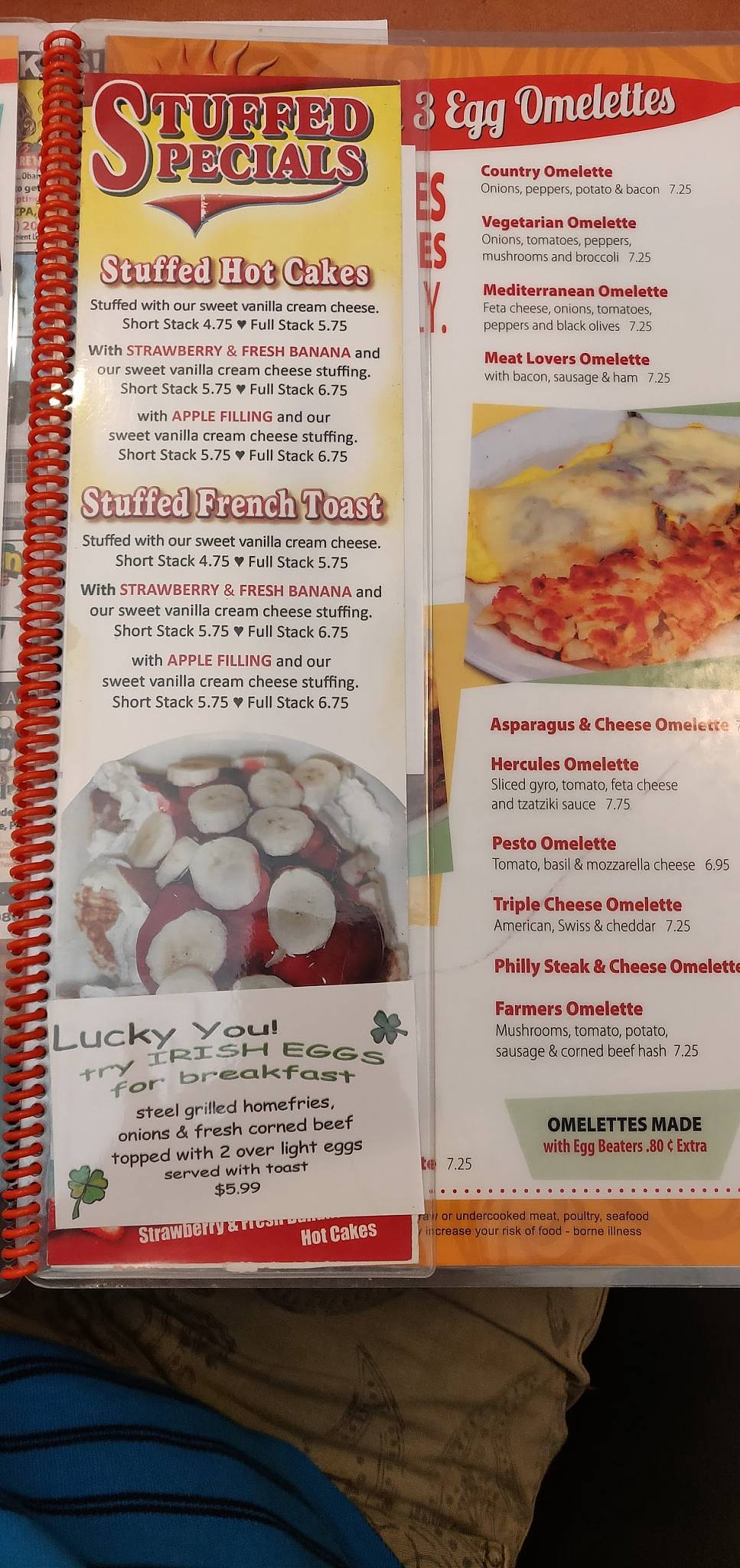 Menu at The New Pied Piper Diner restaurant, Barto