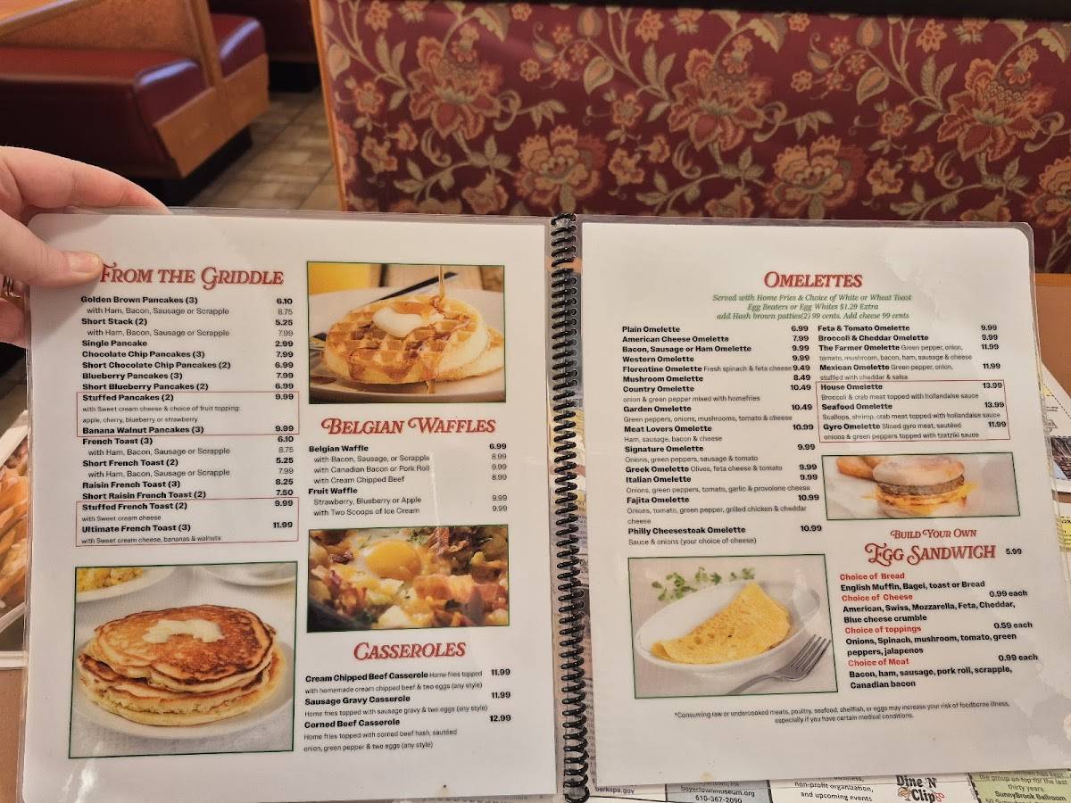 Carta del restaurante Bally Family Diner, Barto