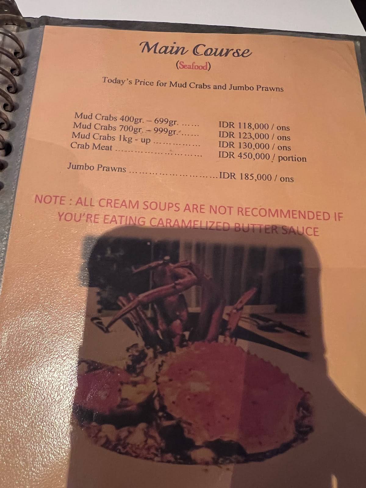 Menu at Beatus Alfresco Dining & Grill restaurant, Surabaya, Plaza ...