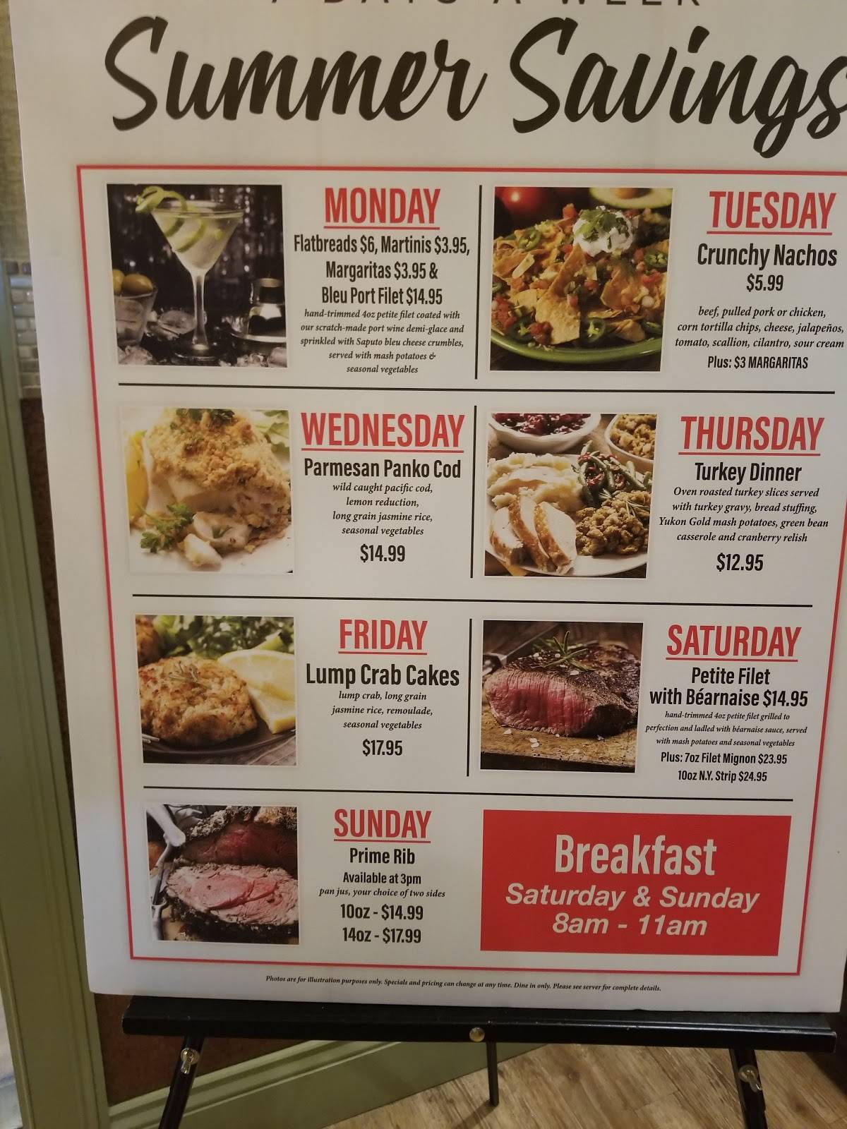 Menu at Belle Glade - Country Club Restaurant, The Villages, 446 Moyer Loop