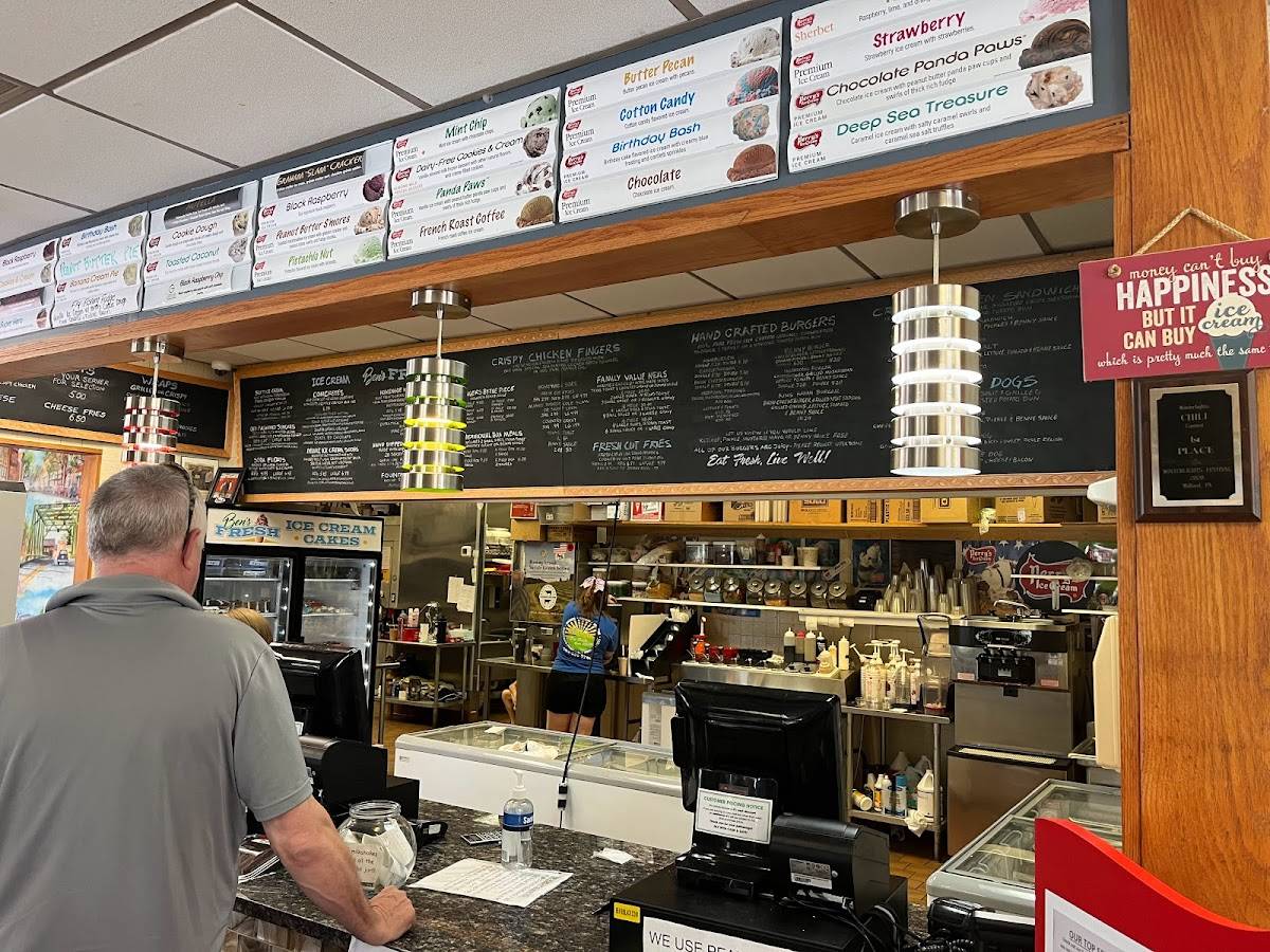 Menu at Ben's Fresh fast food, Port Jervis